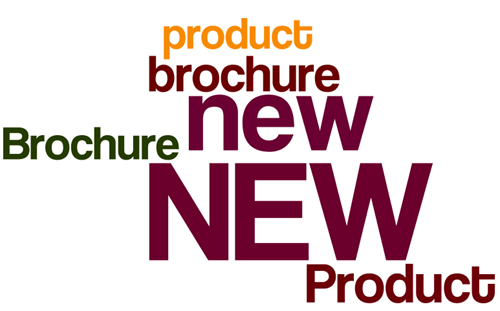 New product brochures for 2013