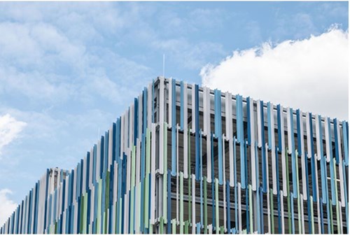 Astron Buildings: Vertical Louvers for Your Car Park