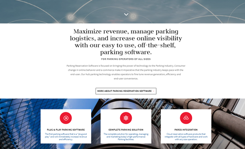 Parking Reservation Software Announces New Website Launch